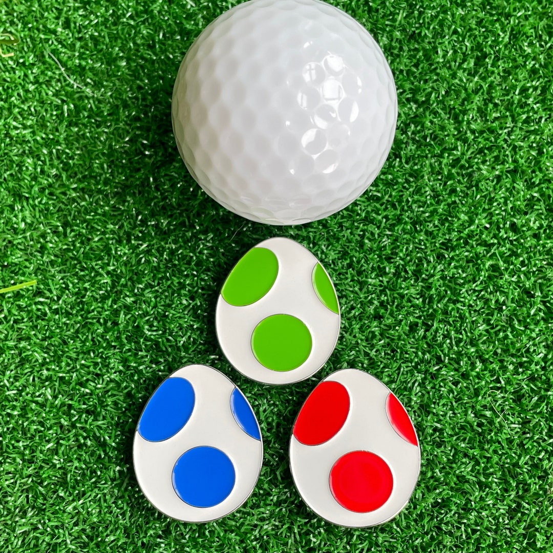 Retro Game Dino Egg Golf Ball Marker Set - Fun Golf Accessory, Awesome ...
