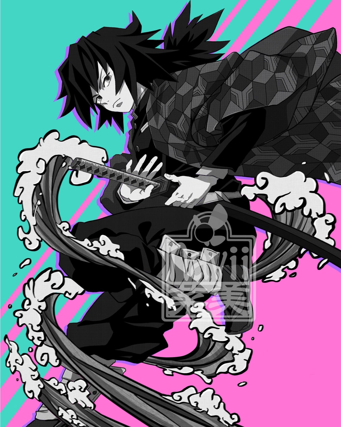 Giyu Art Print - Etsy