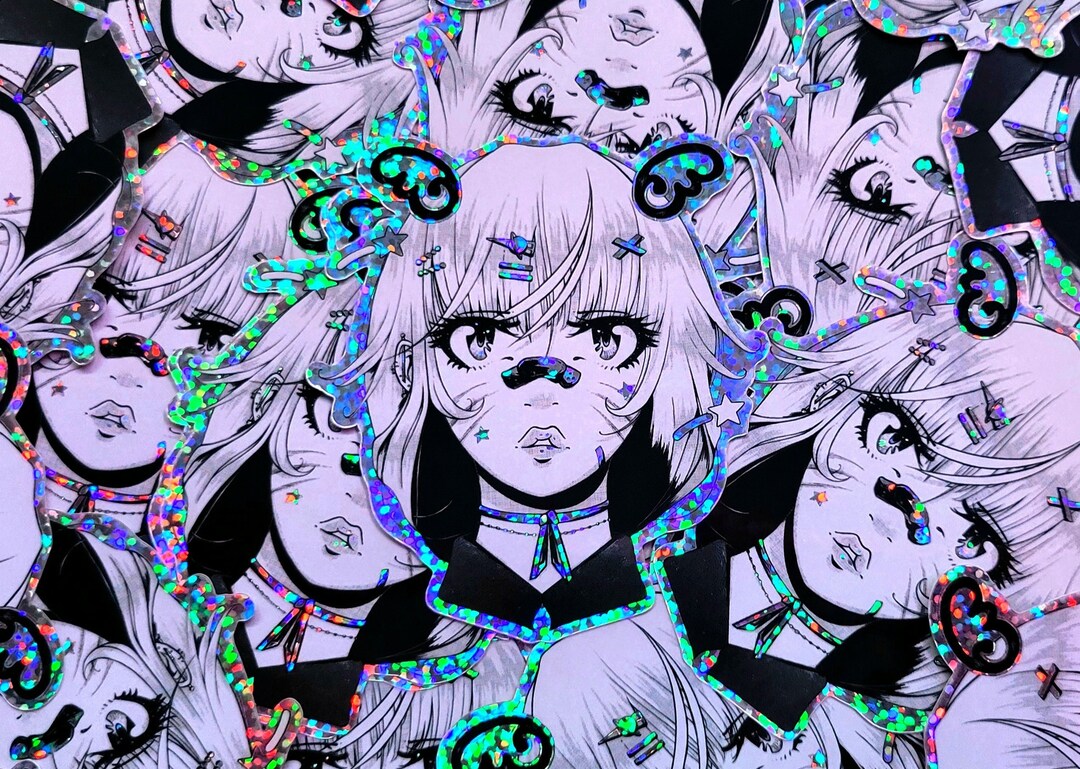 Daisuki~ Sparkle Vinyl Sticker - Etsy