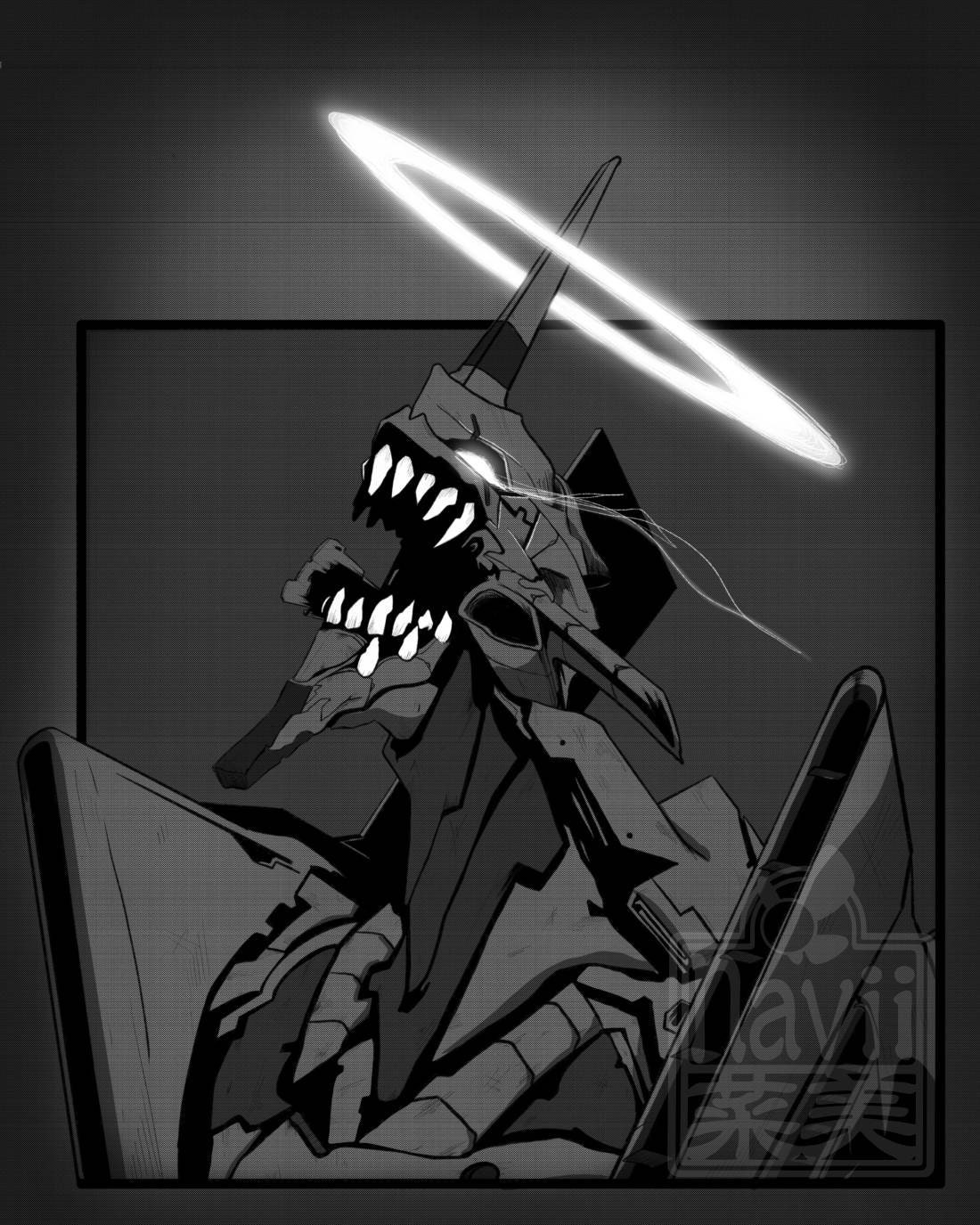 Eva 01 Evangelion Art Print - Etsy