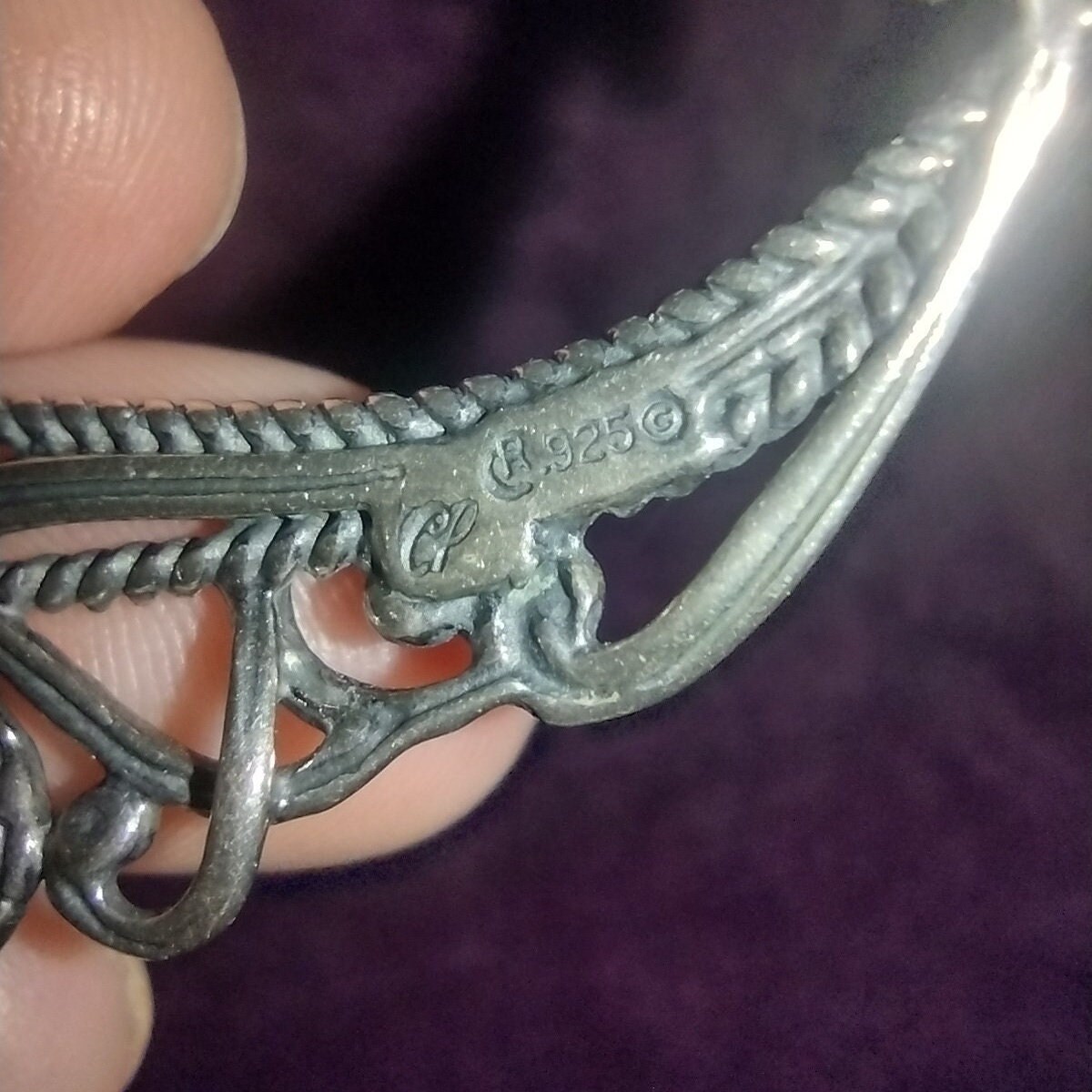 Carolyn Pollack Signature Scroll Necklace - Etsy