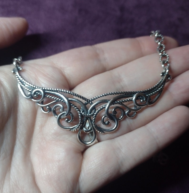 Carolyn Pollack Signature Scroll Necklace - Etsy