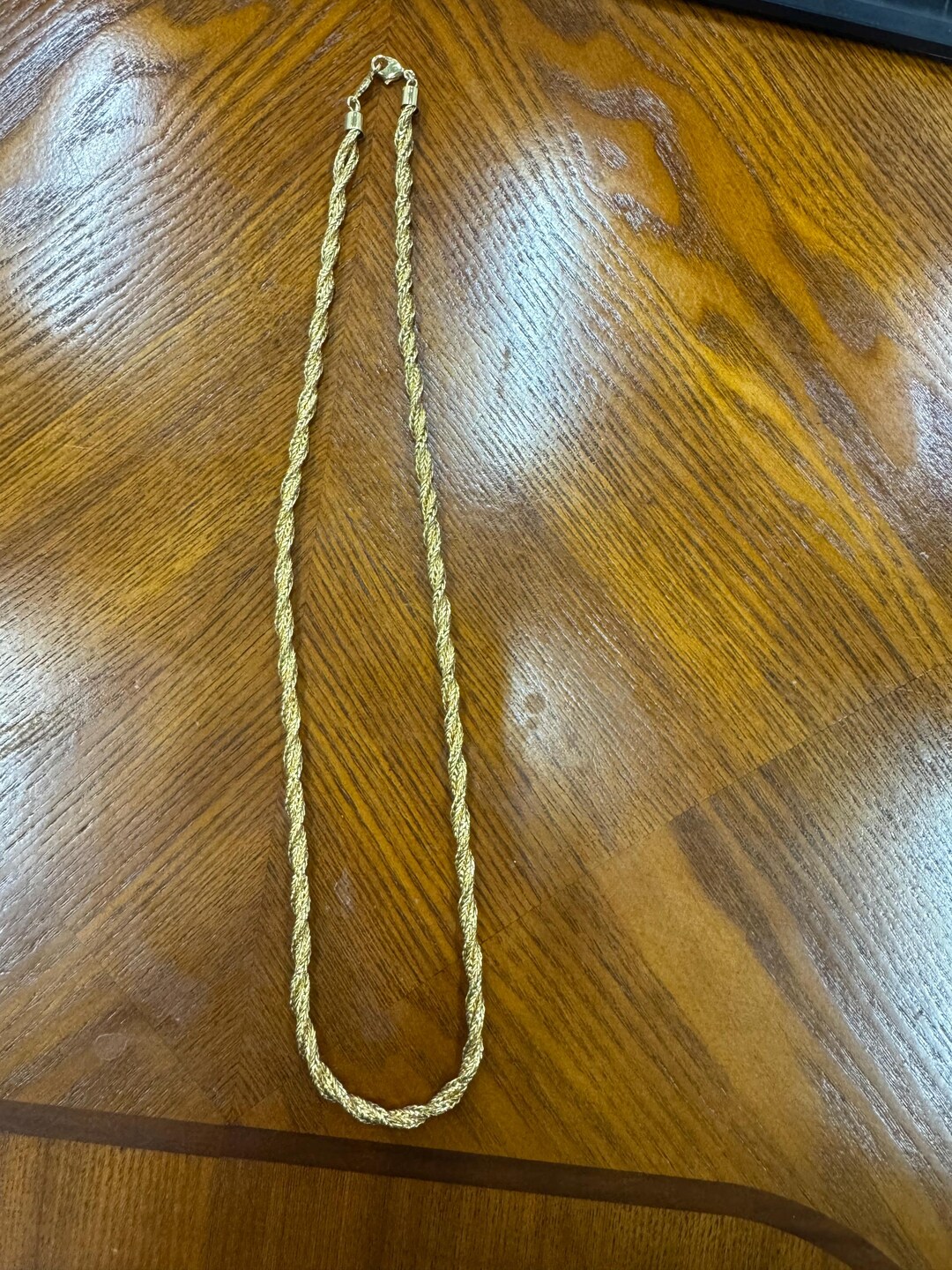 Vintage Napier 5MM 24 Inch Gold Tone Rope Chain - Etsy