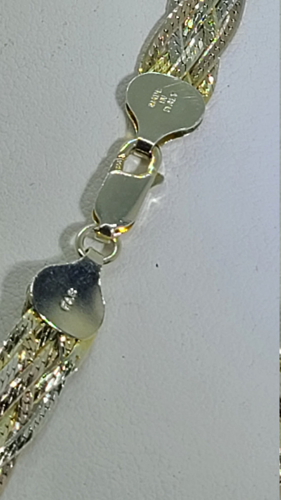 Sterling Silver 18 inch Serpentine Chain | Etsy