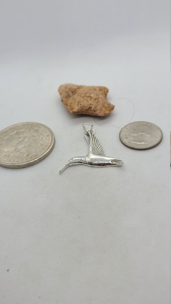 sterling silver hummingbird - Gem