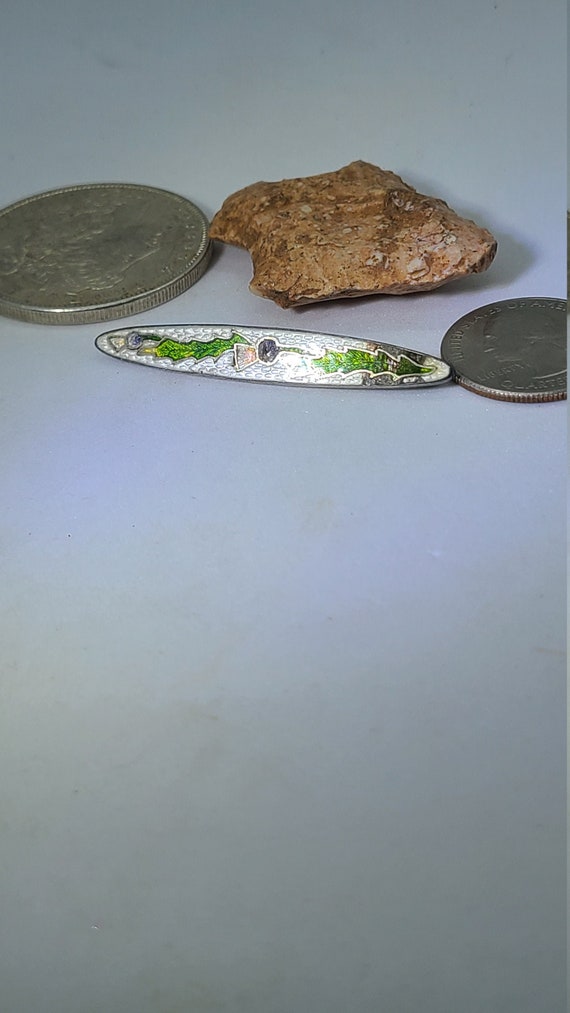 sterling silver enameled - Gem