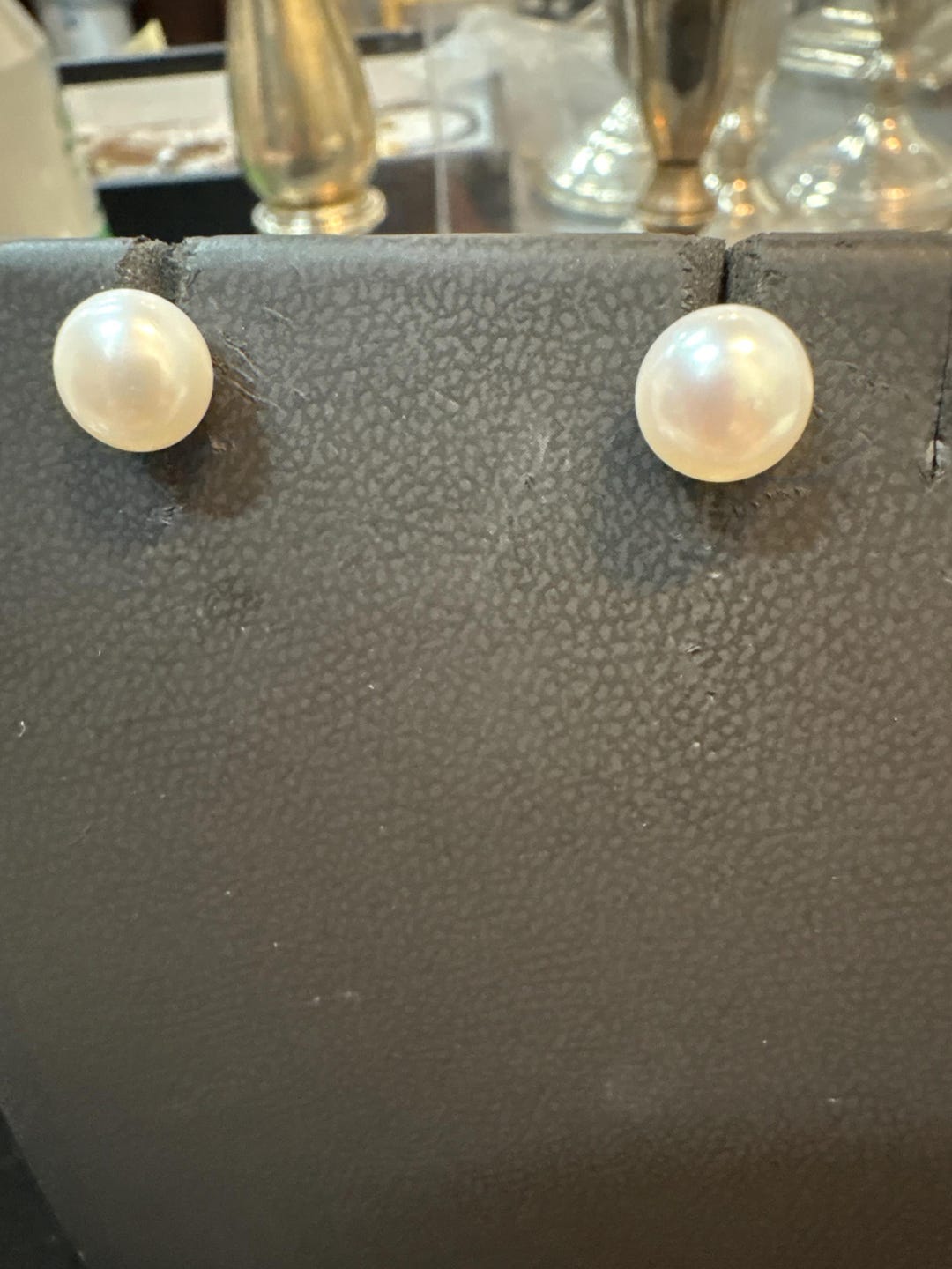 Sterling Silver 9MM Potato Pearl Stud Earrings - Etsy