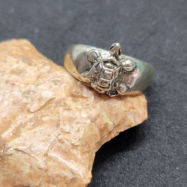 Turtle Toe Ring - Etsy