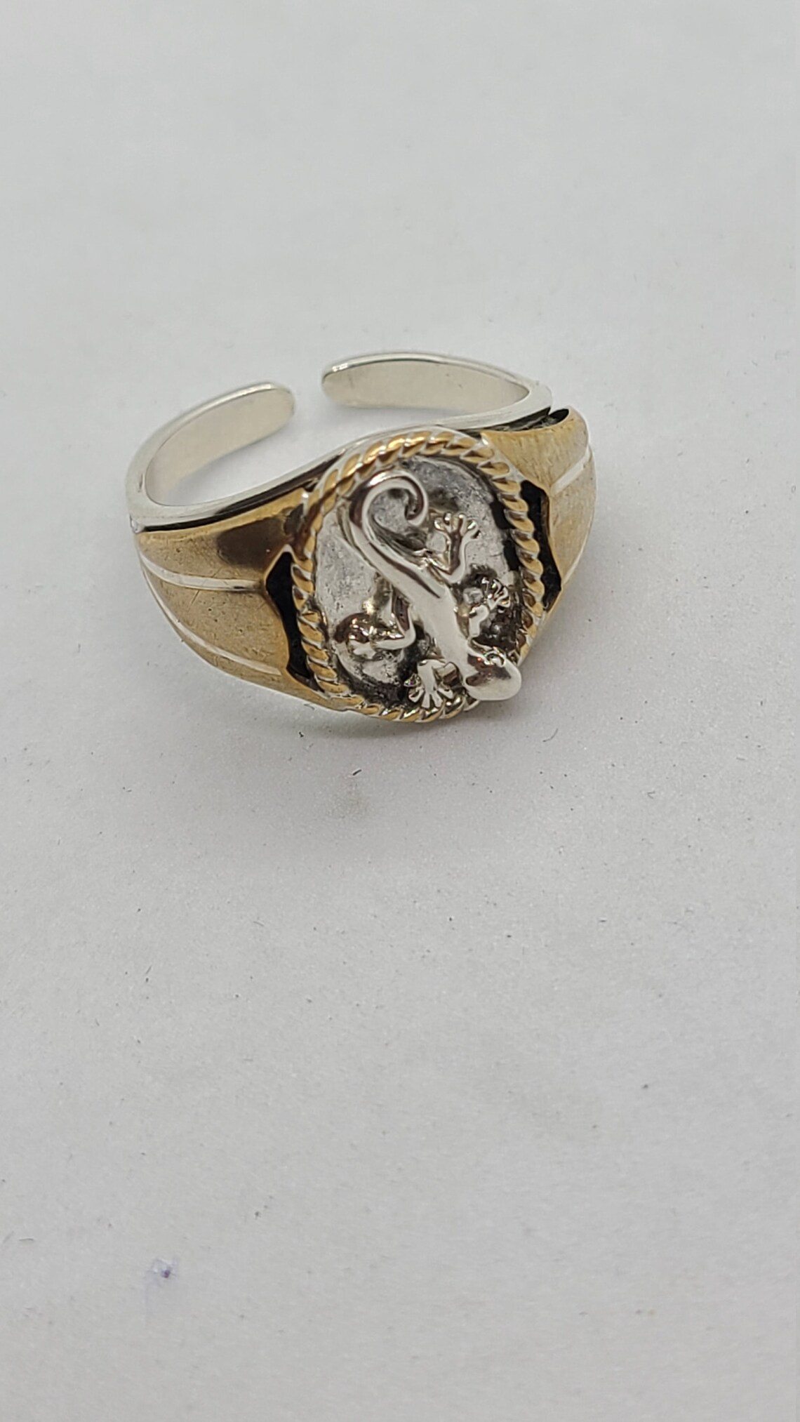 Sterling Silver Salamander Ring - Etsy