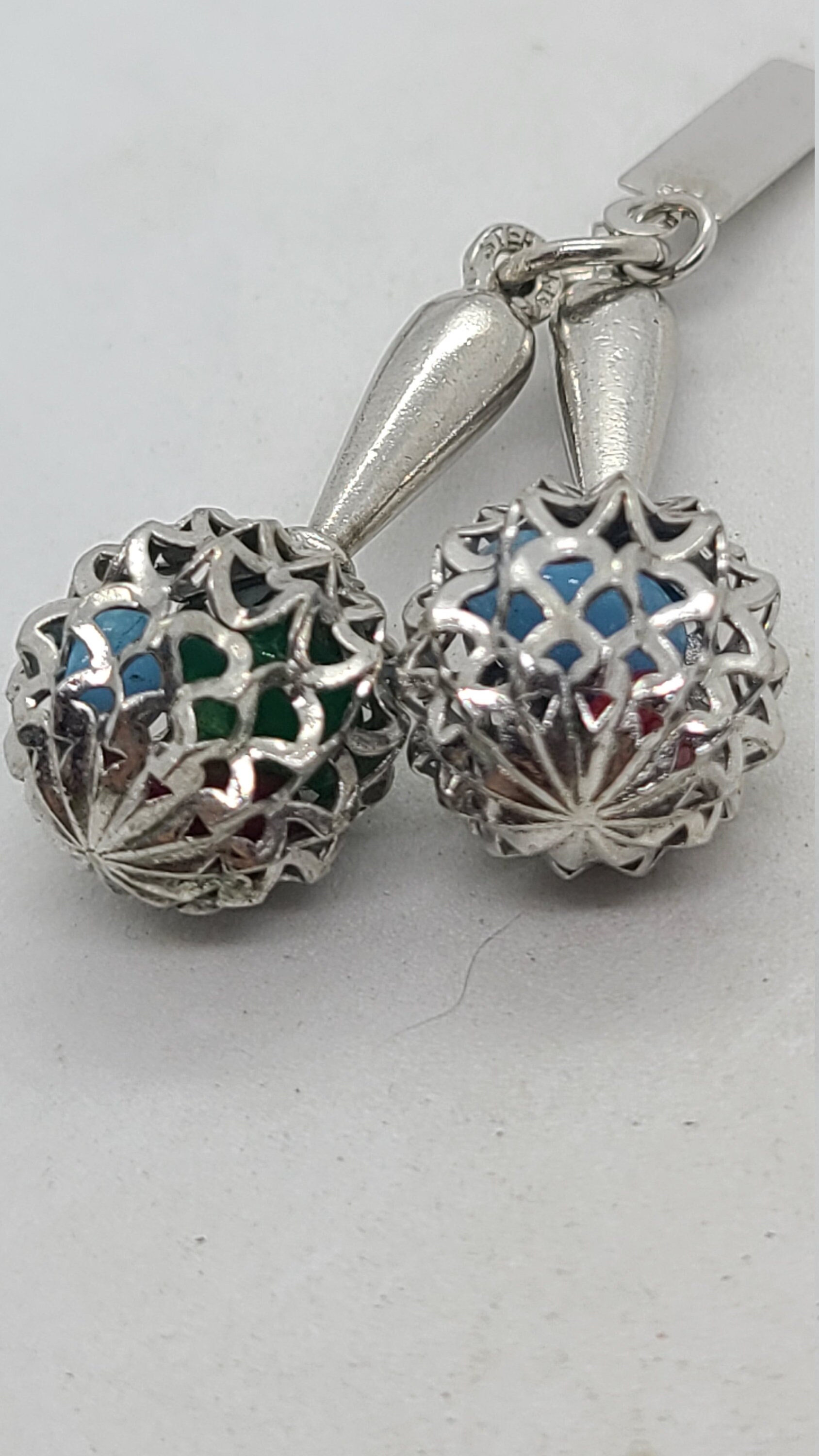 Sterling Silver Moroccan Shakers Bahamas Charm - Etsy