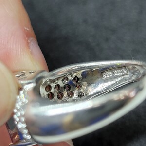 Sterling Silver 9x6mm Emerald Cut With Cluster Cubic Zirconia Ring - Etsy