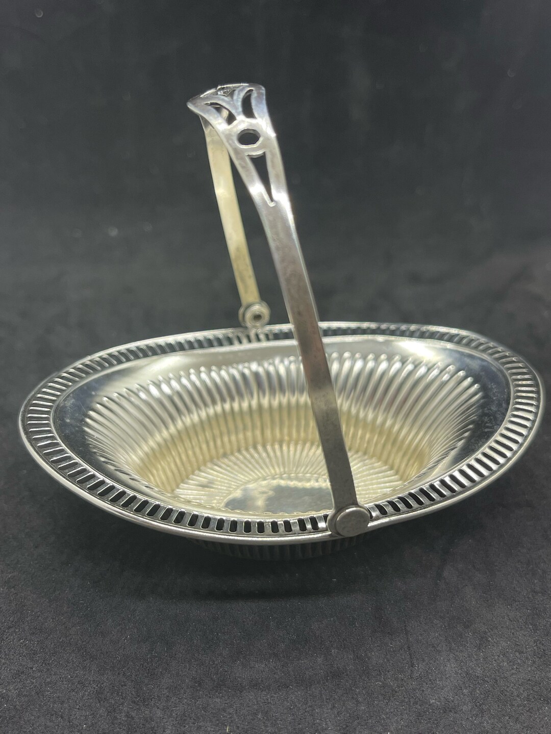 Vintage Sterling Silver Webster Candy Dish With Handle - Etsy