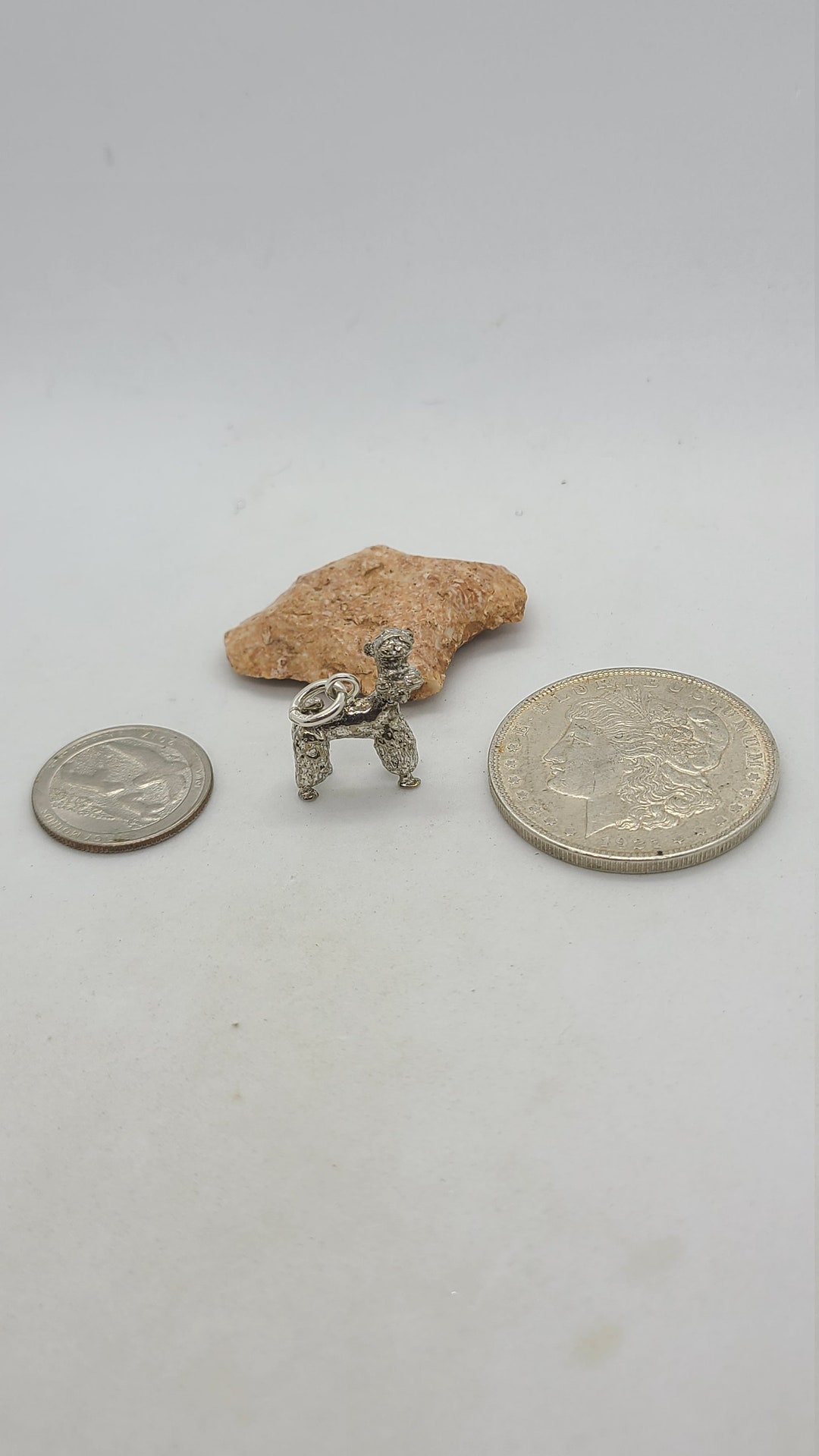 Sterling Silver Poodle Charm - Etsy