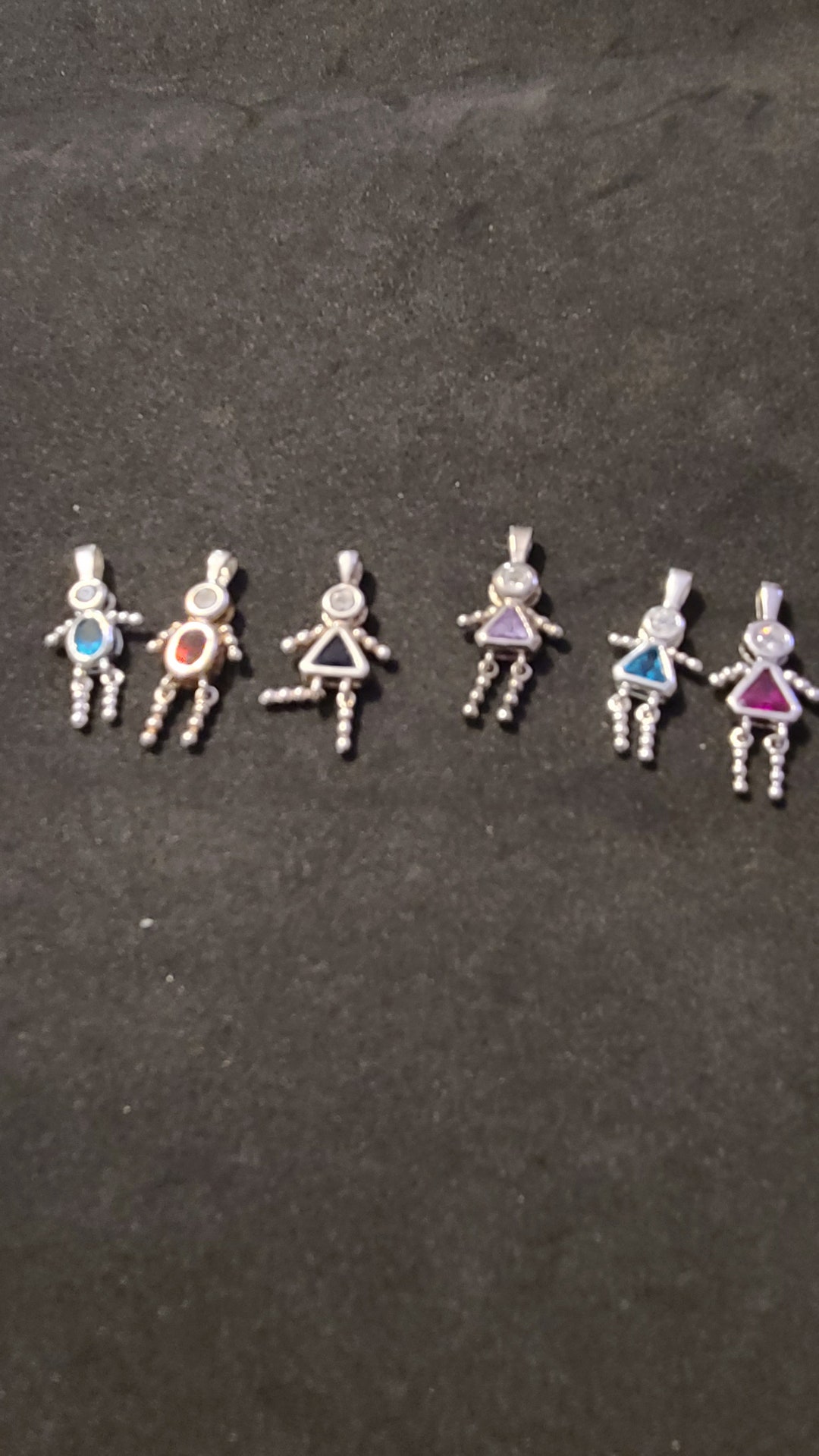 Sterling Silver Childrens Birthstone Pendant - Etsy