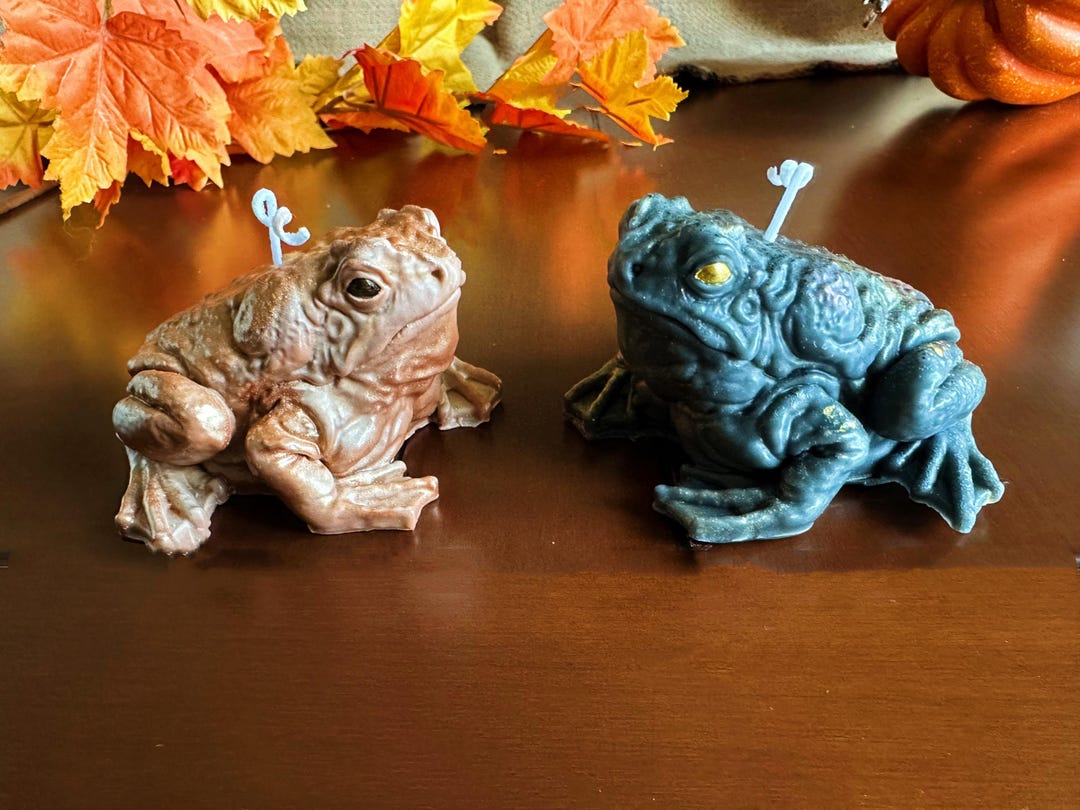 Scented Toad Candle Made With Vegan and Cruelty-free Coconut Wax ...