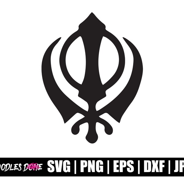 Sikh Khanda Vector - Etsy