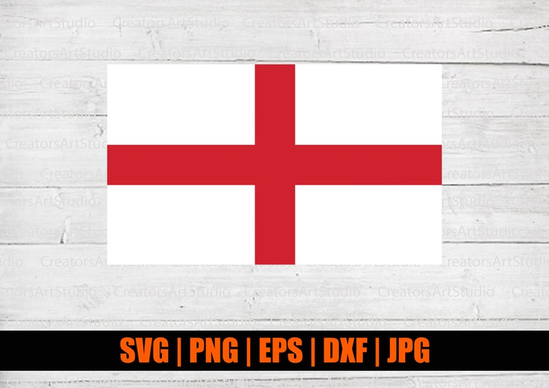 England Flag Svg Png Eps Dxf Jpg Files Instant Download - Etsy