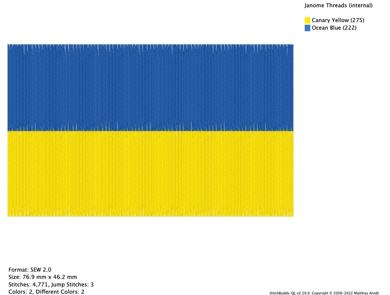 Ukrainian Flag Embroidery Design INSTANT Download Pes | Etsy