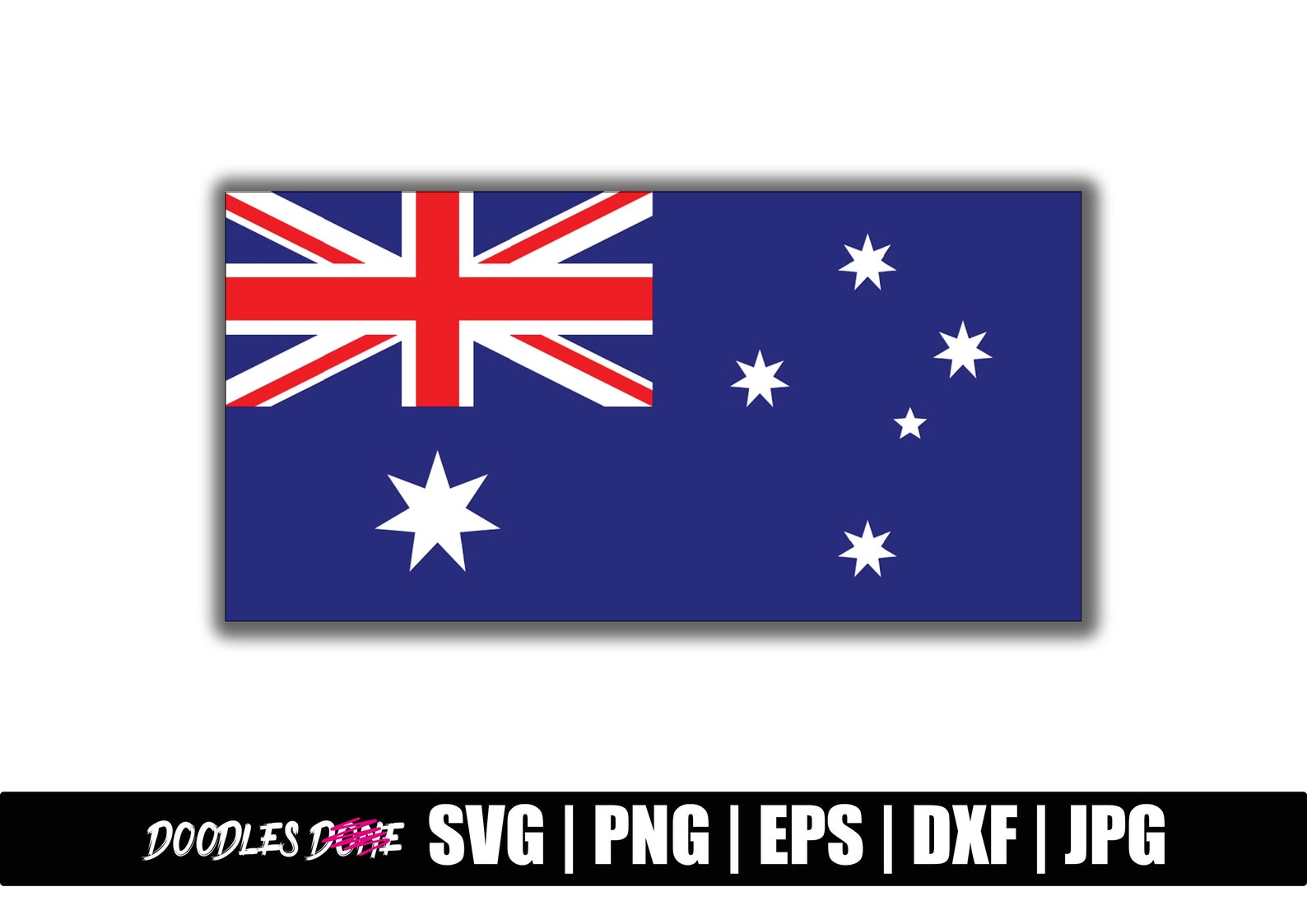 Australia Flag Svg Png Eps Dxf Jpg Files Clip Art - Etsy