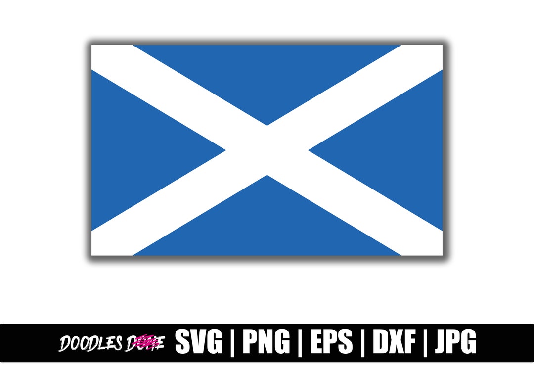 Scotland Flag Svg, Png, Eps, Dxf, Jpg Files, Clip Art, Vector, Cricut ...