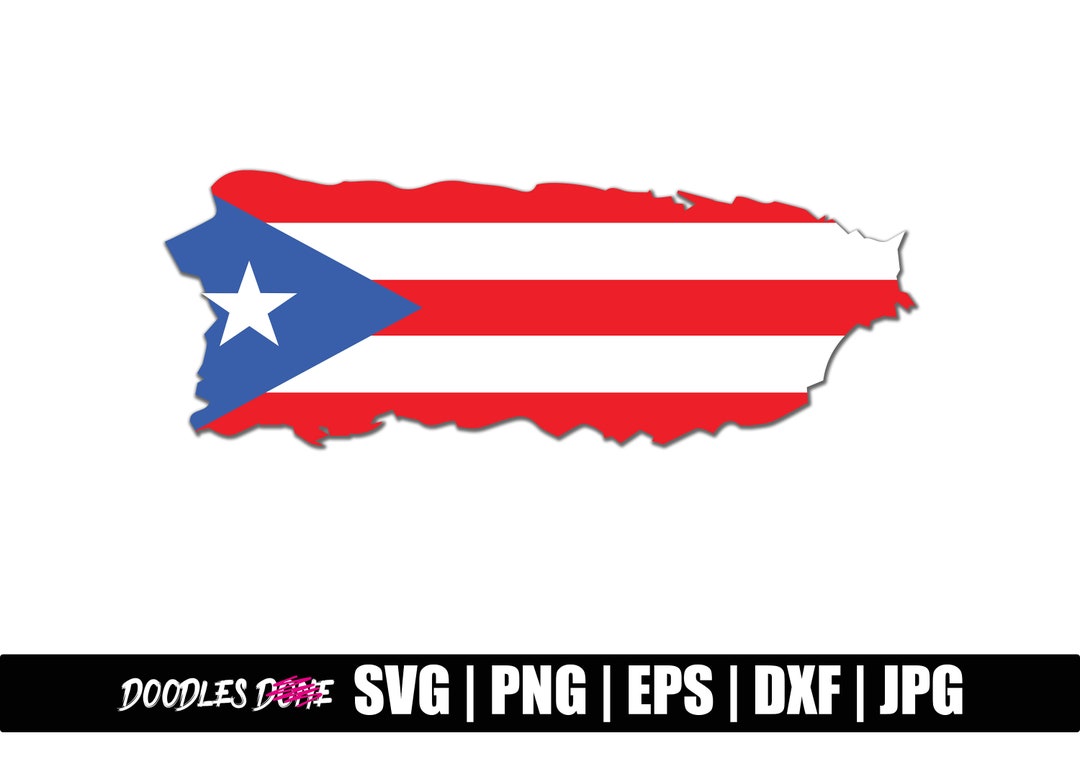 Puerto Rico Flag Border SVG | Puerto Rico PNG | Puerto Rico Flag Clip ...