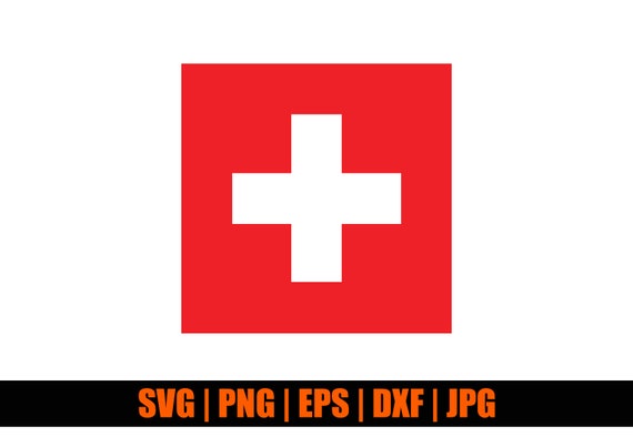 Switzerland Flag Svg Png Eps Dxf Jpg Files Instant | Etsy