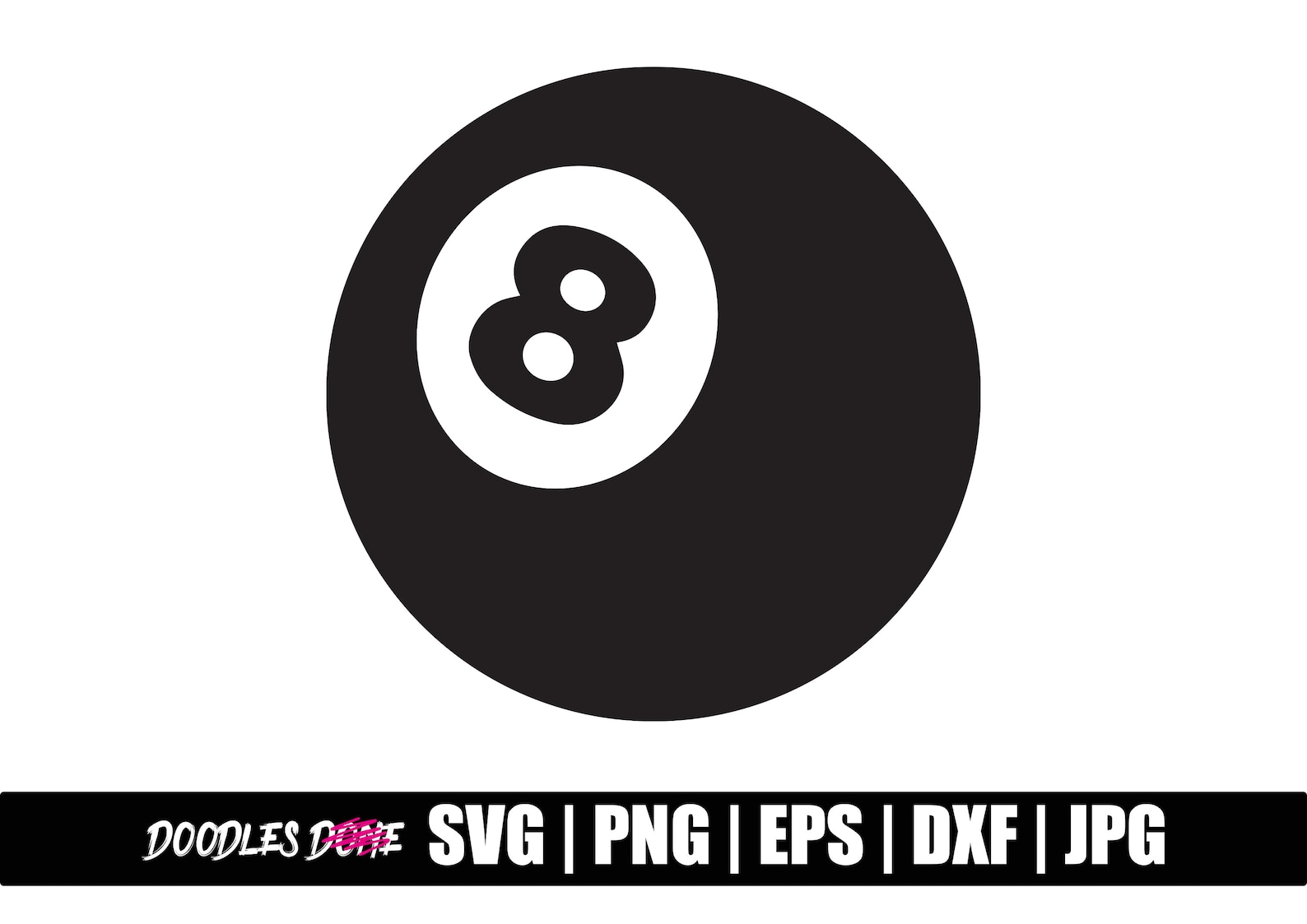 8 Ball Pool Billiard SVG, 8 Ball Pool Billiard Clip Art, 8 Ball Pool ...