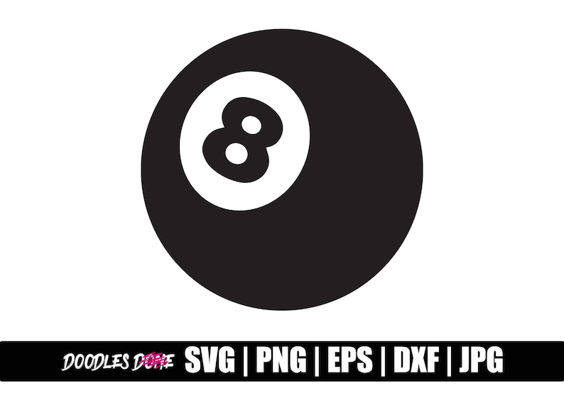 8 Ball Pool Billiard SVG, 8 Ball Pool Billiard Clip Art, 8 Ball Pool ...