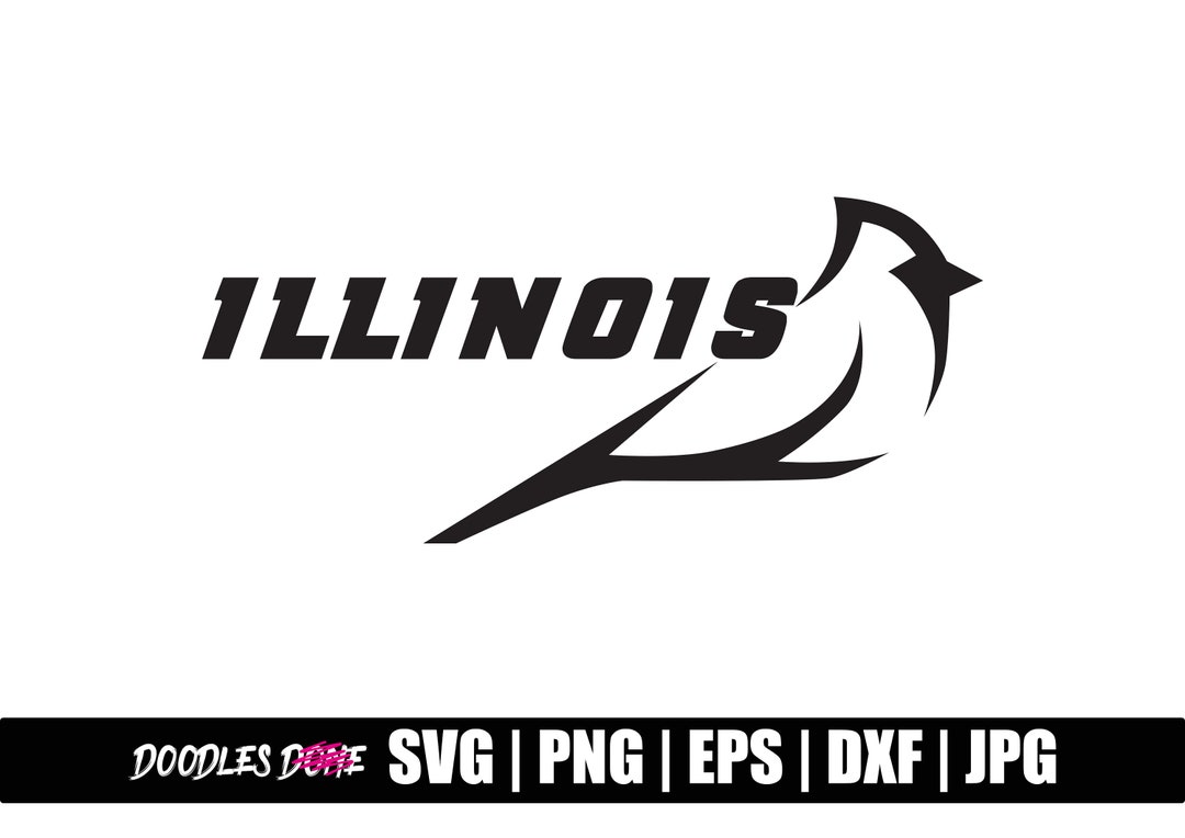 Illinois Cardinal Bird Svg, Png, Eps, Dxf, Jpg Files, Clip Art, Vector ...