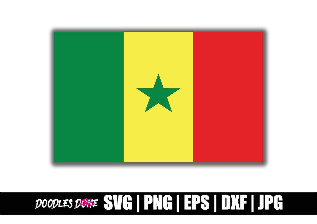Senegal Flag SVG | Senegal Flag PNG | Senegal Flag Clip Art | Senegal ...