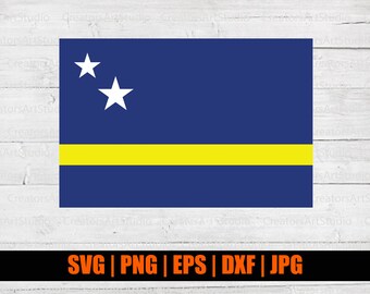 Curacao Flag Svg - Etsy