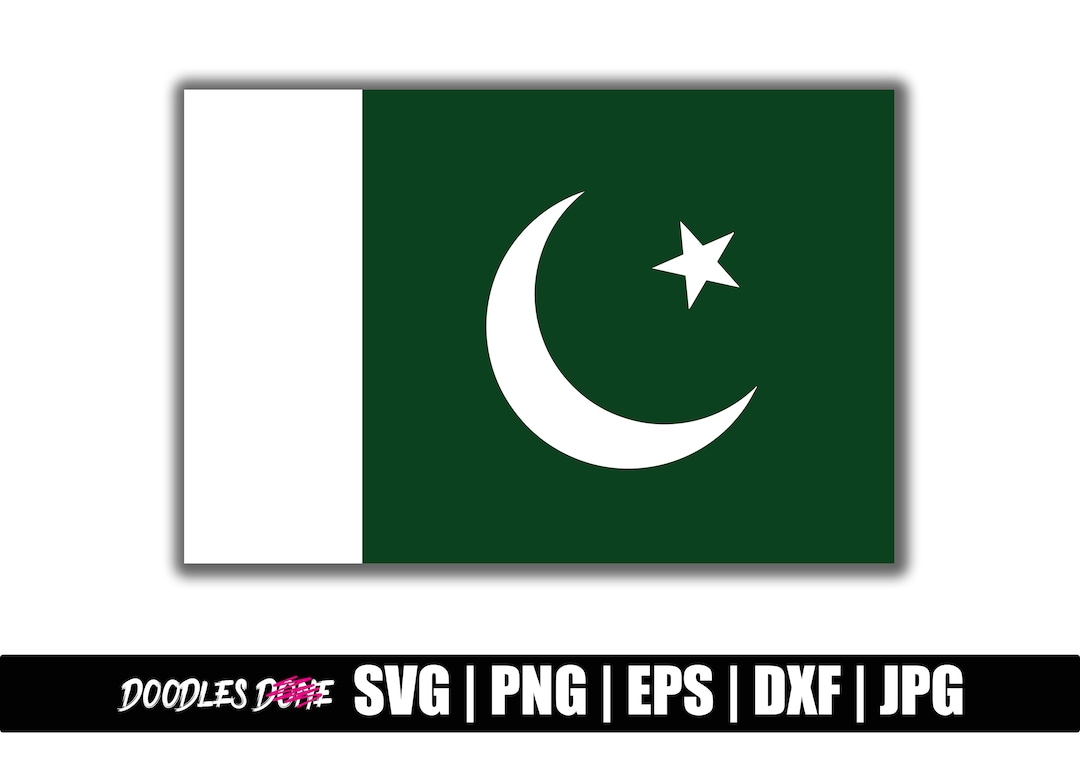Pakistan Flag Svg, Png, Eps, Dxf, Jpg Files, Clip Art, Vector, Cricut ...