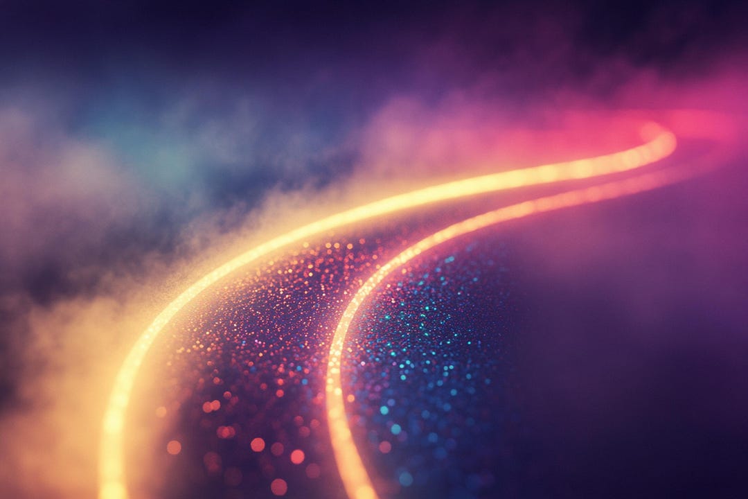 Neon Lights Digital Backdrops PNG | Bundle Vibrant Glow Backgrounds for ...