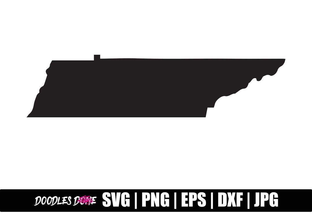 Tennessee State Svg, Png, Eps, Dxf, Jpg Files, Clip Art, Vector, Cricut ...