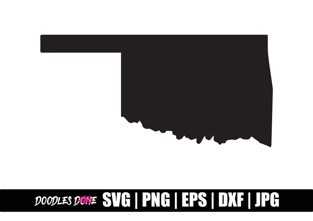 Oklahoma State Svg, Png, Eps, Dxf, Jpg Files, Clip Art, Vector, Cricut ...
