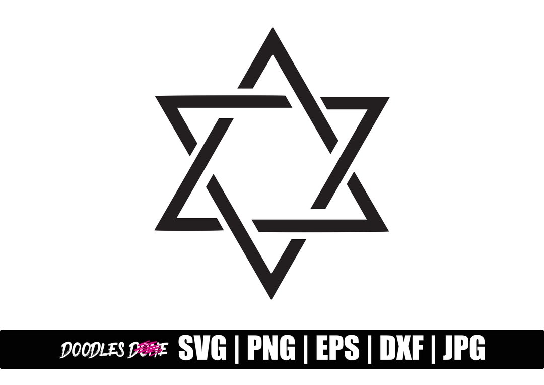 Star of David SVG, Star of David PNG, Star of David Clip Art, Star of ...