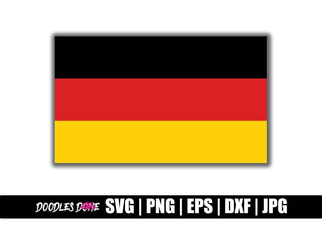 Germany Flag Svg, Png, Eps, Dxf, Jpg Files, Clip Art, Vector, Cricut ...