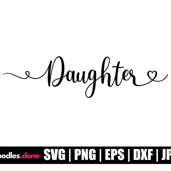 Daughter Svg - Etsy