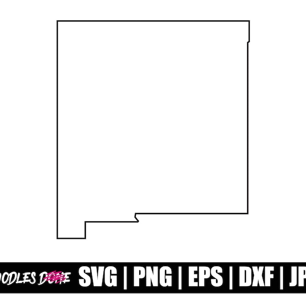 New Mexico Outline - Etsy