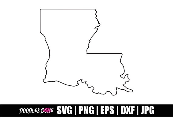 Louisiana Outline Vector