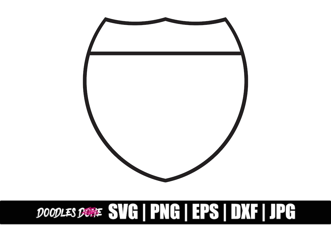 Interstate Shield SVG | Interstate Shield Clip Art | Interstate Shield ...