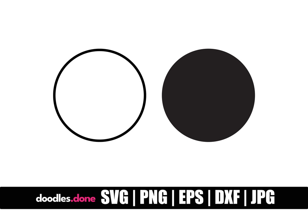 CIRCLE Frame SVG | CIRCLES Monogram Svg | Circle Frames Svg | Circle ...