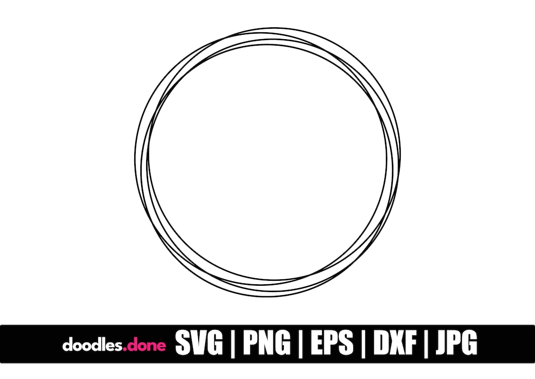 CIRCLE Frame SVG | CIRCLE Monogram Svg | Circle Frames Svg | Circle ...