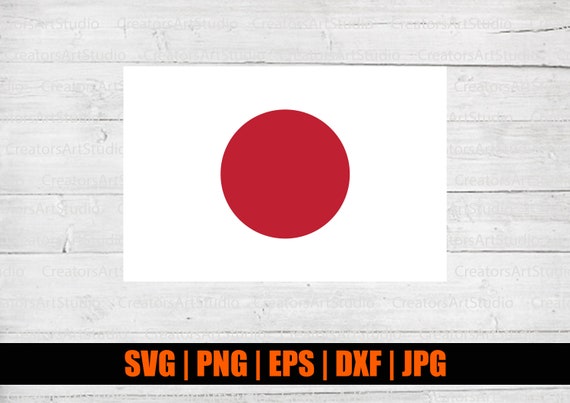 Japan Flag Svg Png Eps Dxf Jpg Files Clip Art Vector | Etsy