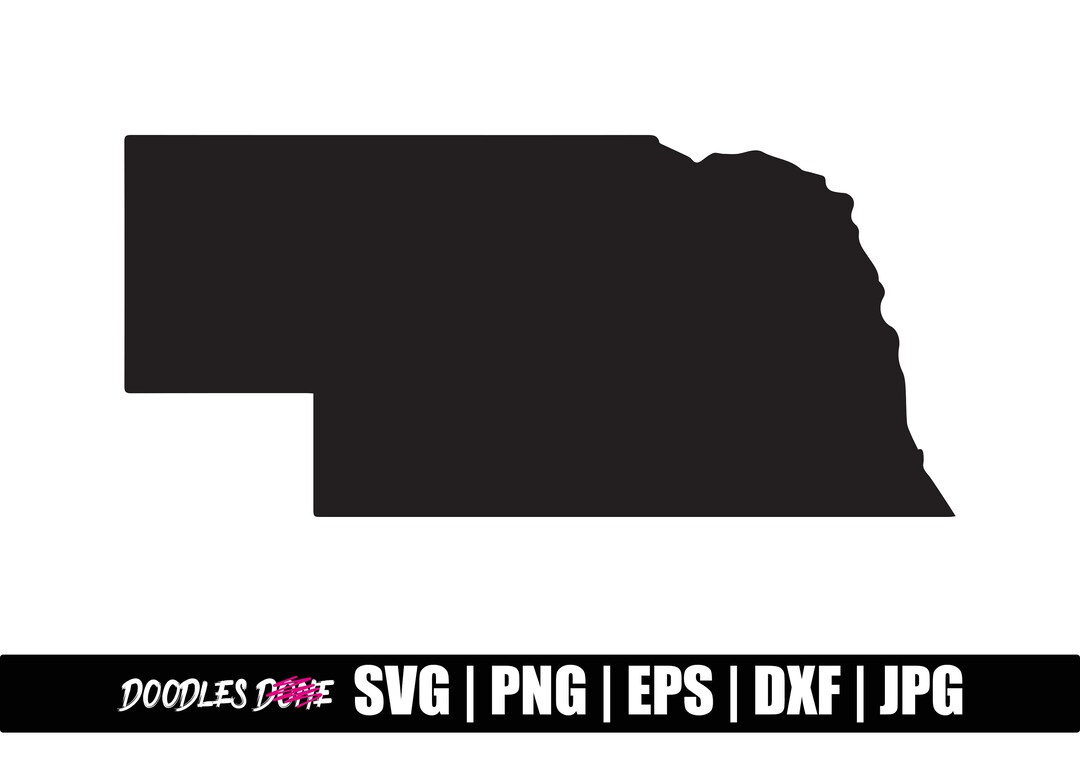 Nebraska State Svg, Png, Eps, Dxf, Jpg Files, Clip Art, Vector, Cricut ...