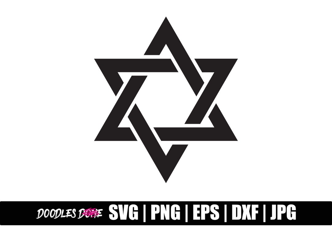 Star of David SVG, Star of David PNG, Star of David Clip Art, Star of ...