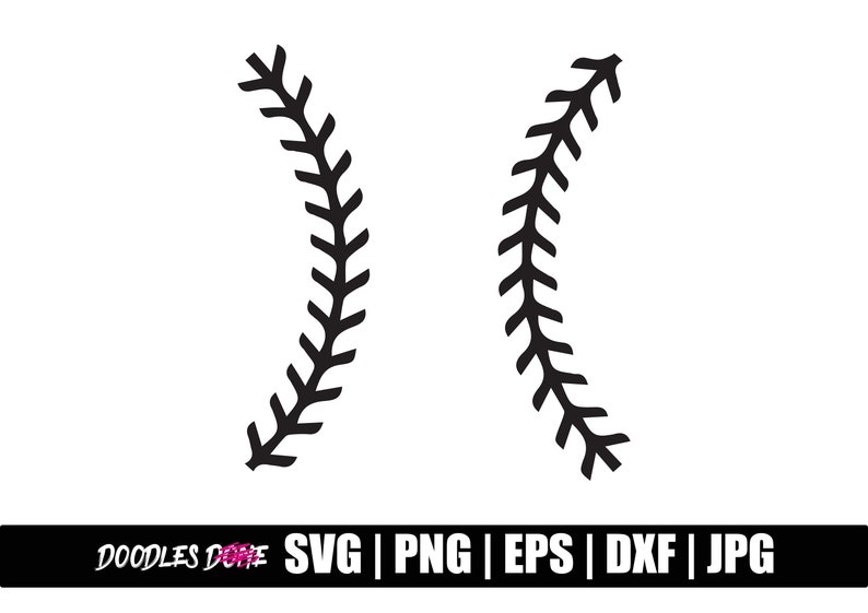 Softball Stitches SVG Baseball Stitches SVG Softball Stitches PNG ...