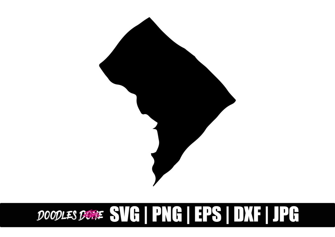 Washington Dc Svg, Png, Eps, Dxf, Jpg Files, Clip Art, Vector, Cricut ...