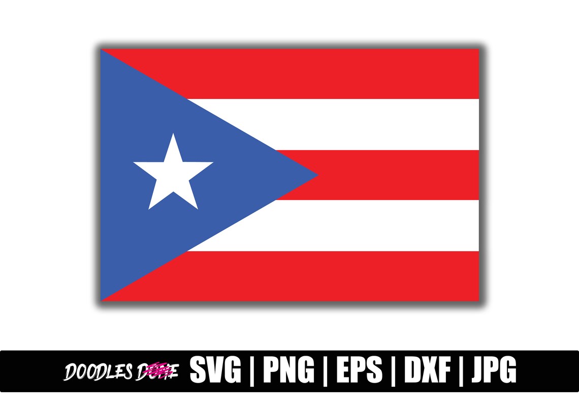 Puerto Rico Flag SVG Puerto Rico Flag PNG Puerto Rico Flag Clip Art ...