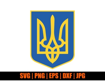 Ukrainian Tryzub Svg - Etsy UK
